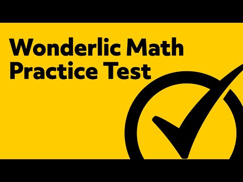 Wonderlic Math Practice Test (updated 2022)