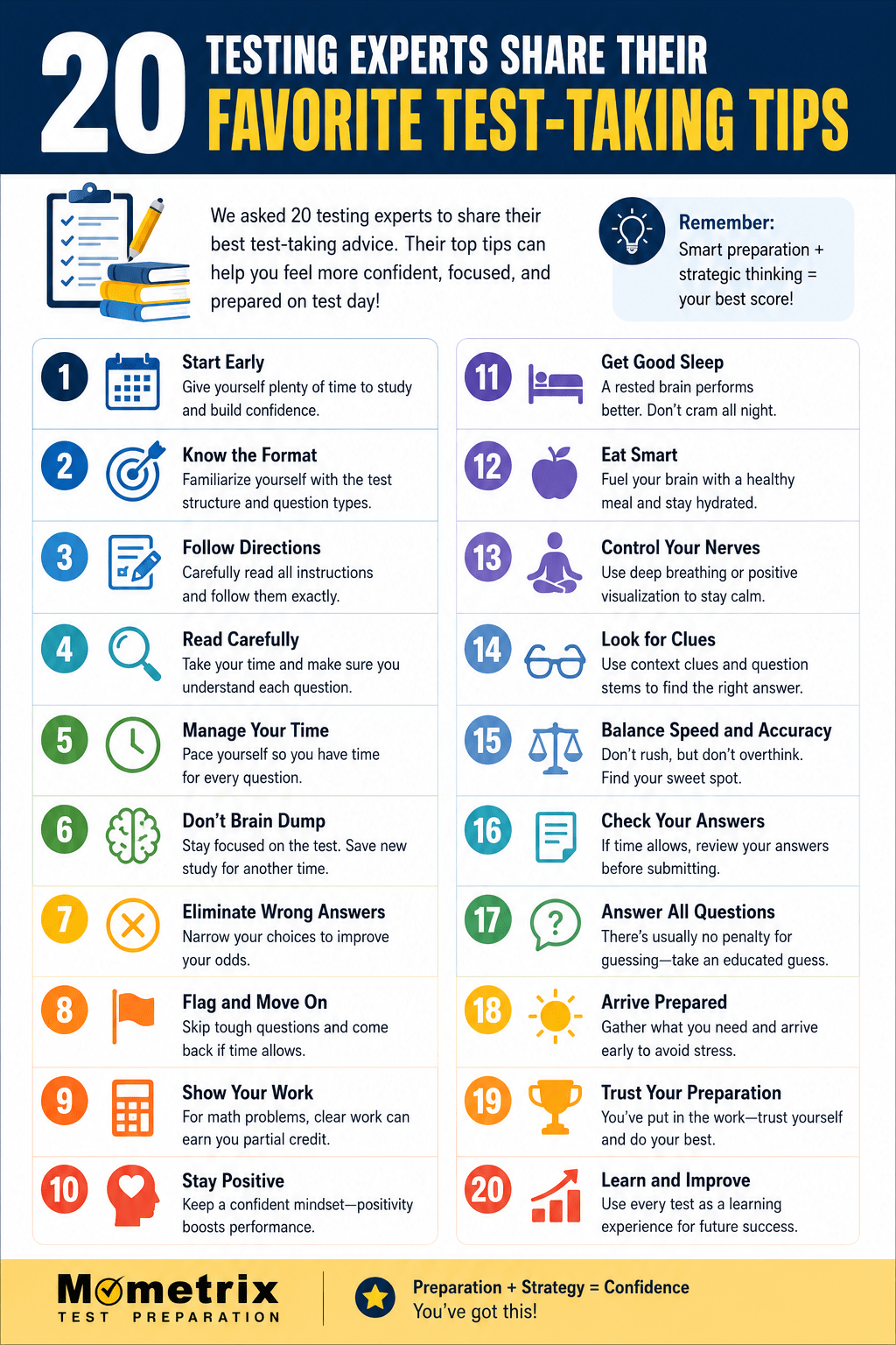 20 Testing Experts Share Their Best Test-Taking Tips