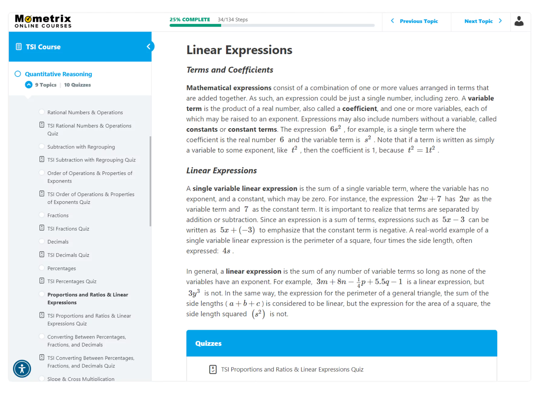 TSI Prep Course (1300+ Practice Questions) | Mometrix