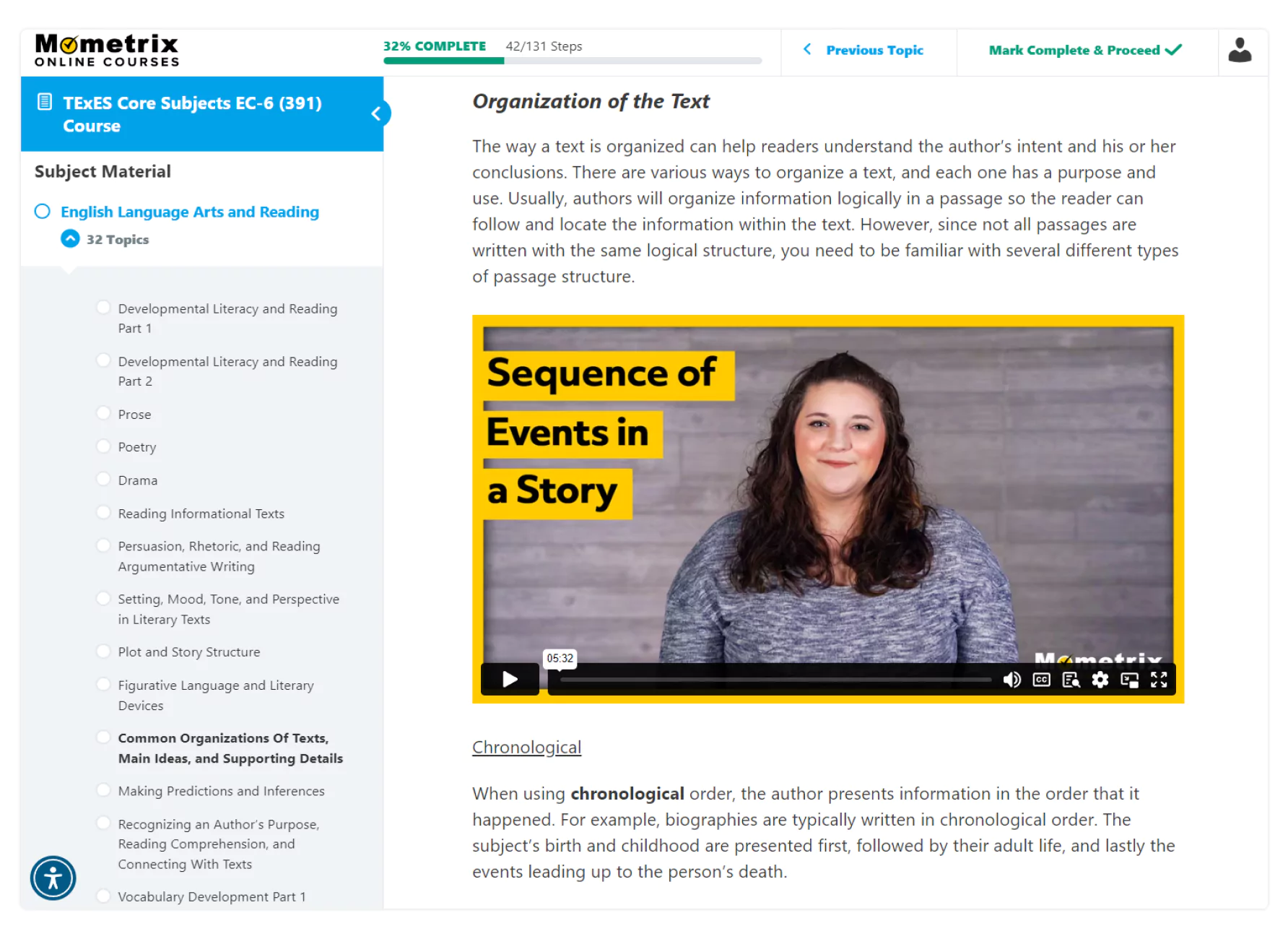 TExES Core Subjects EC-6 (391) Prep Course | Mometrix Online Courses