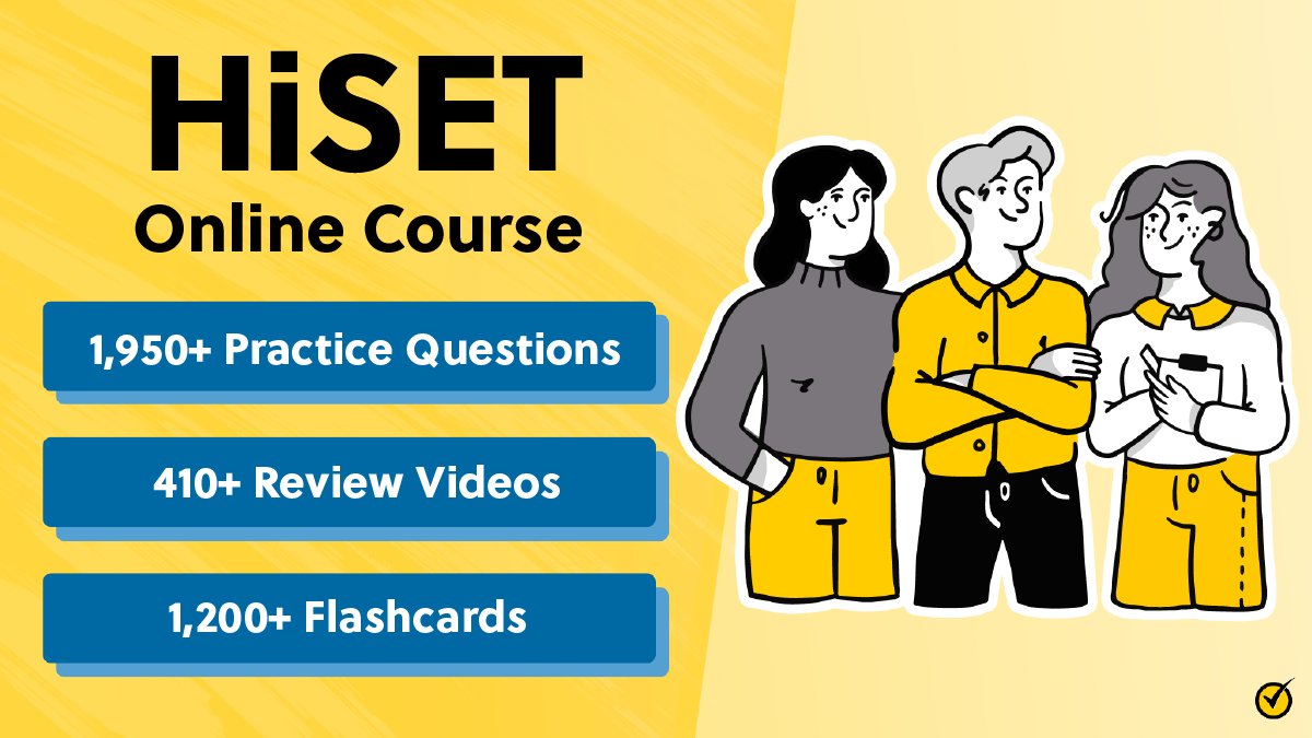 Online HiSET Test Prep Course (1950+ Practice Questions) | Mometrix