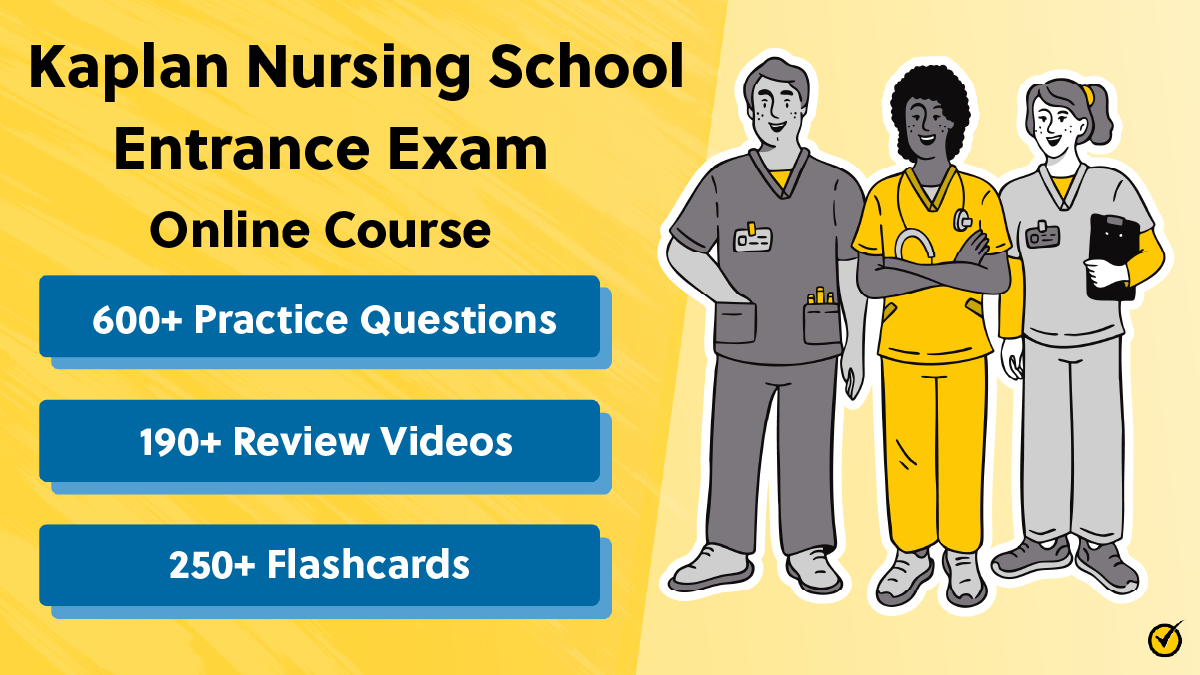 Kaplan Nursing School Entrance Exam Course (600+ Practice Questions ...