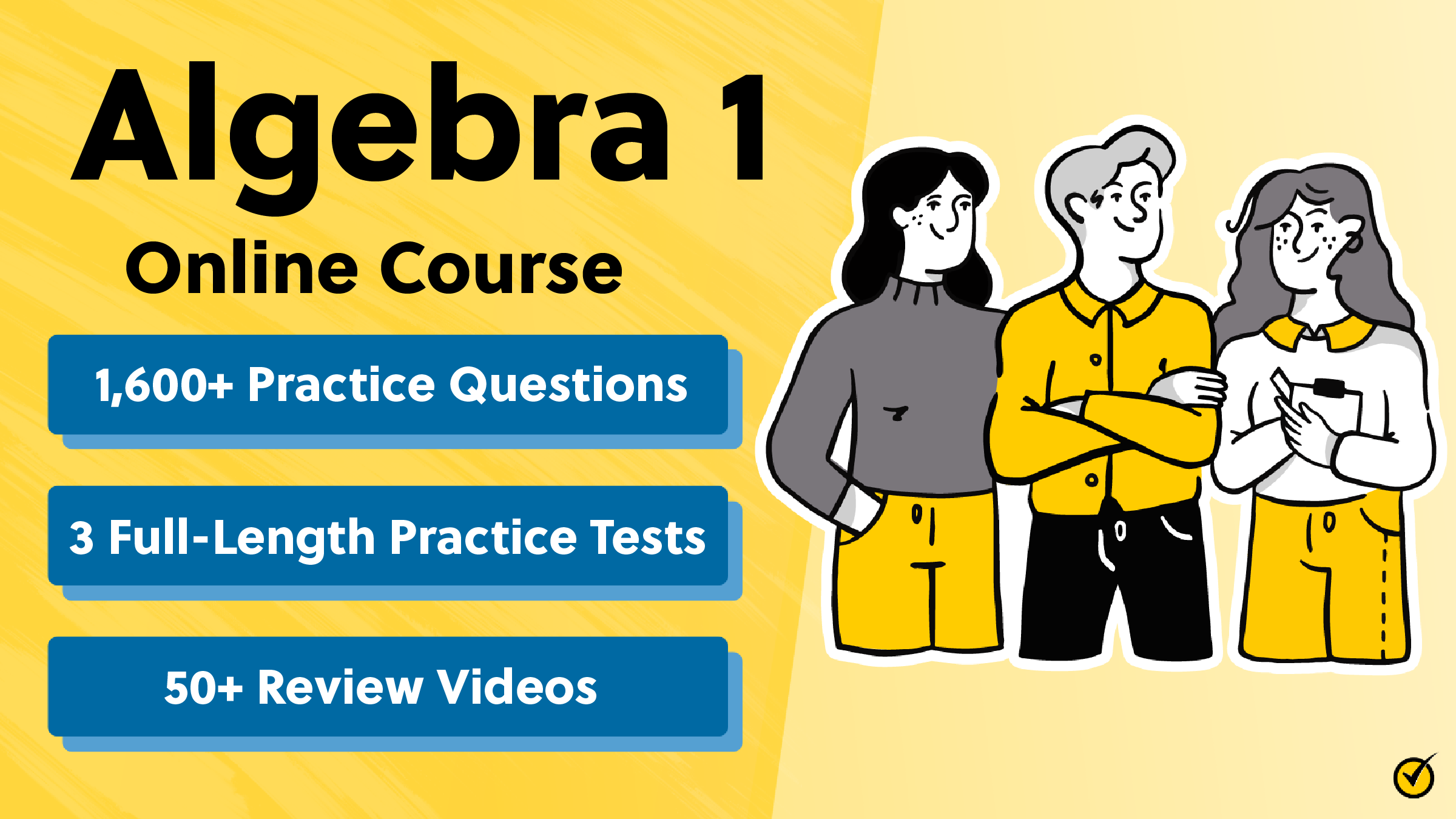 Online Algebra 1 Course (1,600+ Practice Questions) | Mometrix