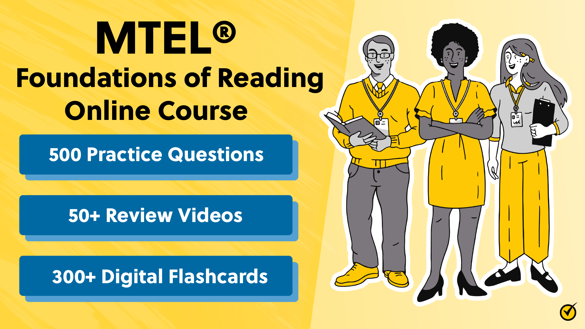 MTEL® Foundations of Reading (190) Course (500 Practice Questions ...