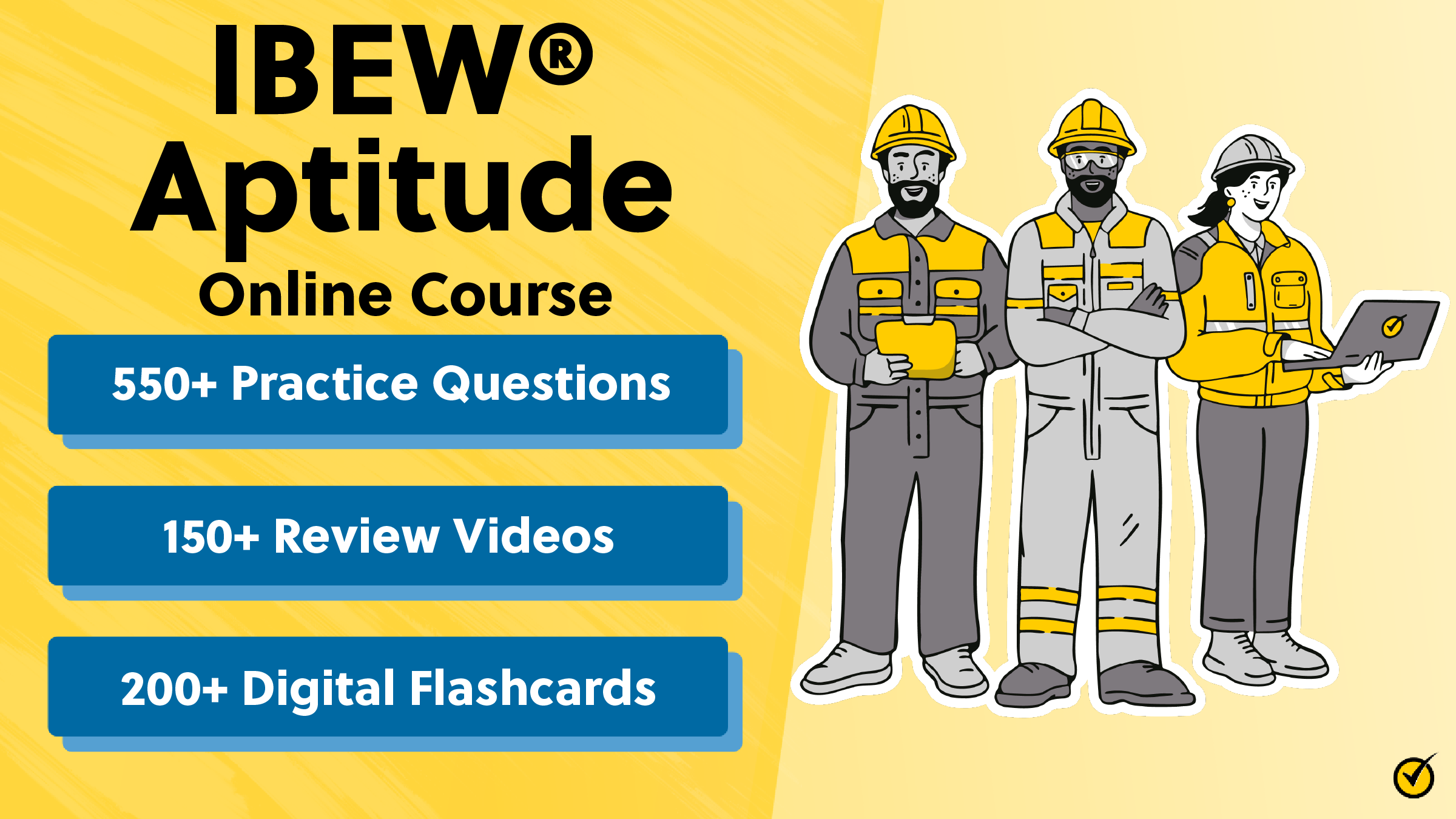 Online IBEW® Aptitude Test Prep Course (550+ Practice Questions) | Mometrix